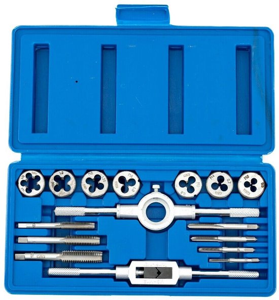 Tappenset Metrisch - 16 delig - Tap en Snijset - SATRA | bol