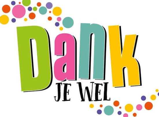 Wenskaart Dank je wel | bol.com