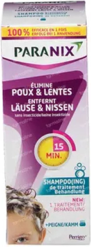 paranix luizen & neten behandelingsshampoo paranix traitement des poux ...