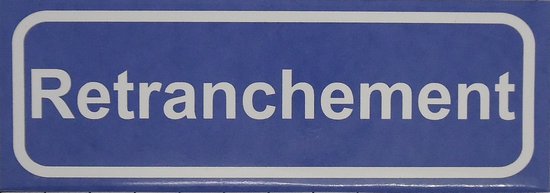 Koelkast magneet plaatsnaambord Retranchement. | bol