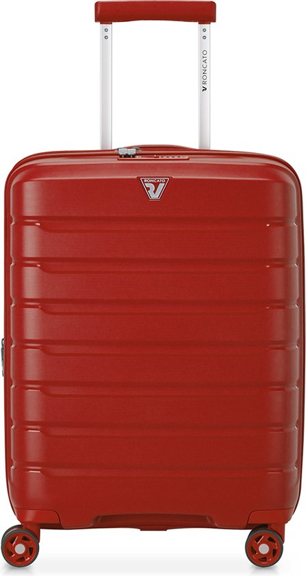 Roncato Butterfly 4 Wiel Cabin Trolley 55 Expandable Red | bol.com