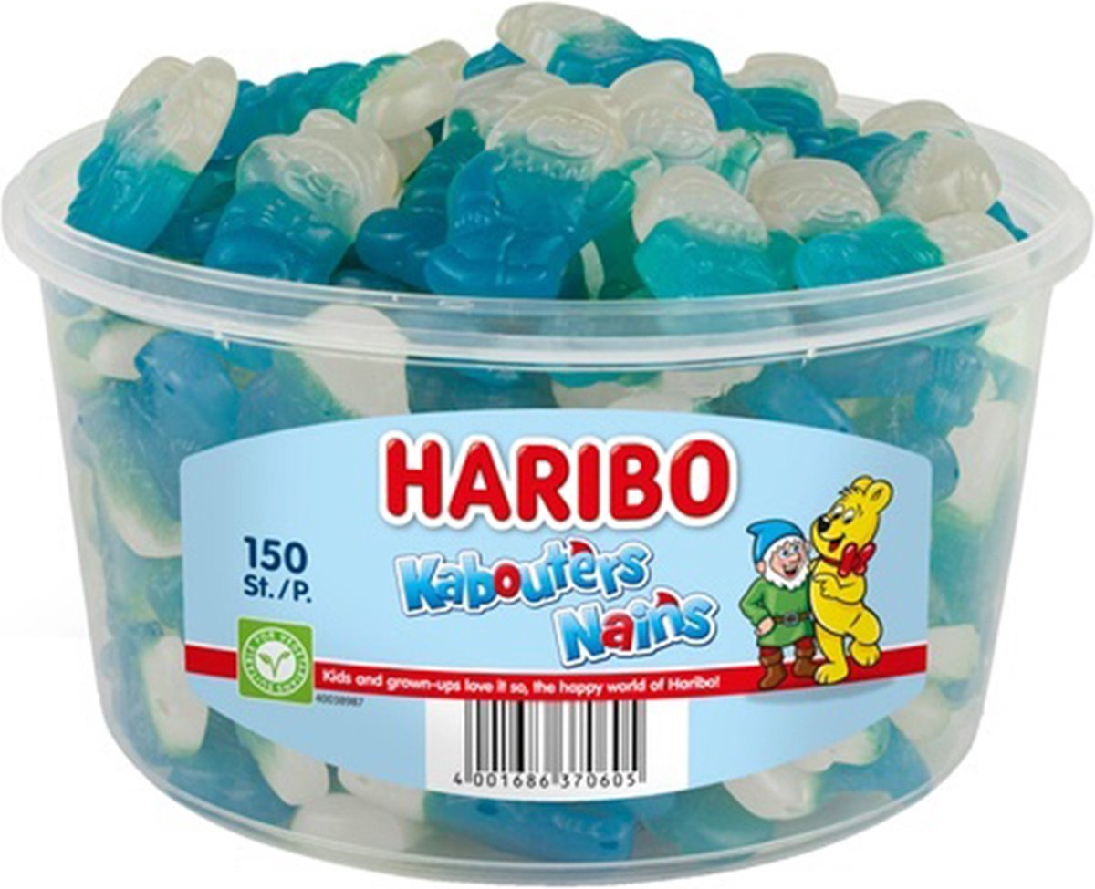 Haribo Kabouters snoep - 150 stuks - 1350g | bol.com