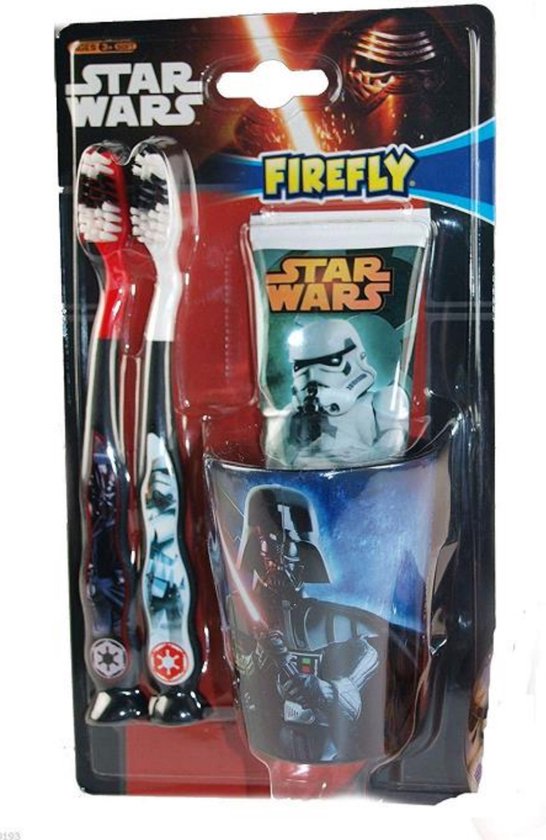 STAR WARS BROS TOOTH + TOOTHPASTE + GLASS | bol