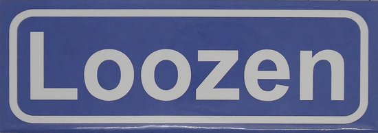 Koelkast magneet plaatsnaambord Loozen. | bol