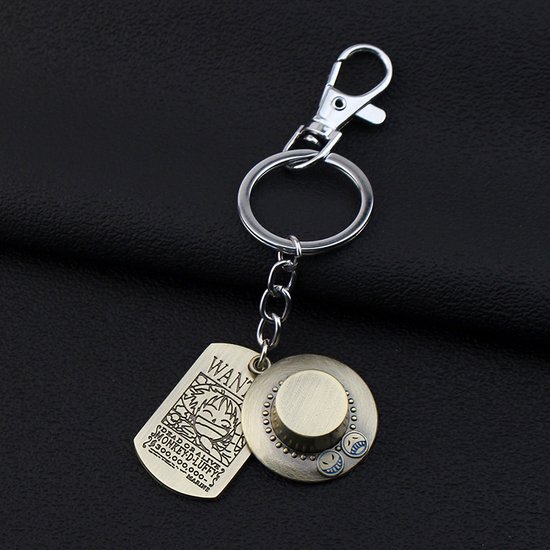 One Piece - Luffy Hat - Ketting/Chain - Anime Merchandise - Figure ...