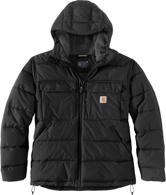 Carhartt Rain Defender Montana Insulated Zwart Winterjas Heren Maat M (valt als L) | bol