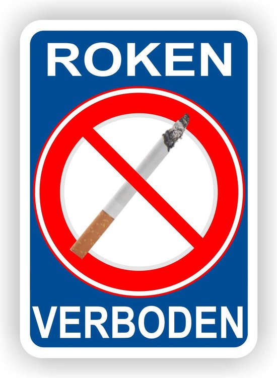 Verboden te roken sticker. | bol