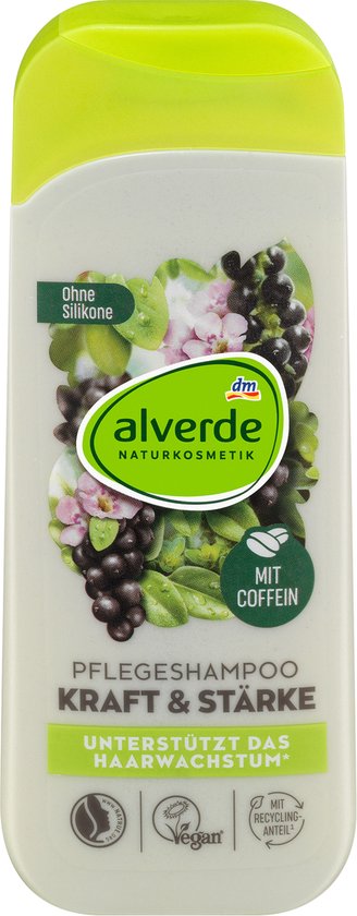 alverde NATURKOSMETIK Shampoo Kracht & sterkte, 200 ml | bol