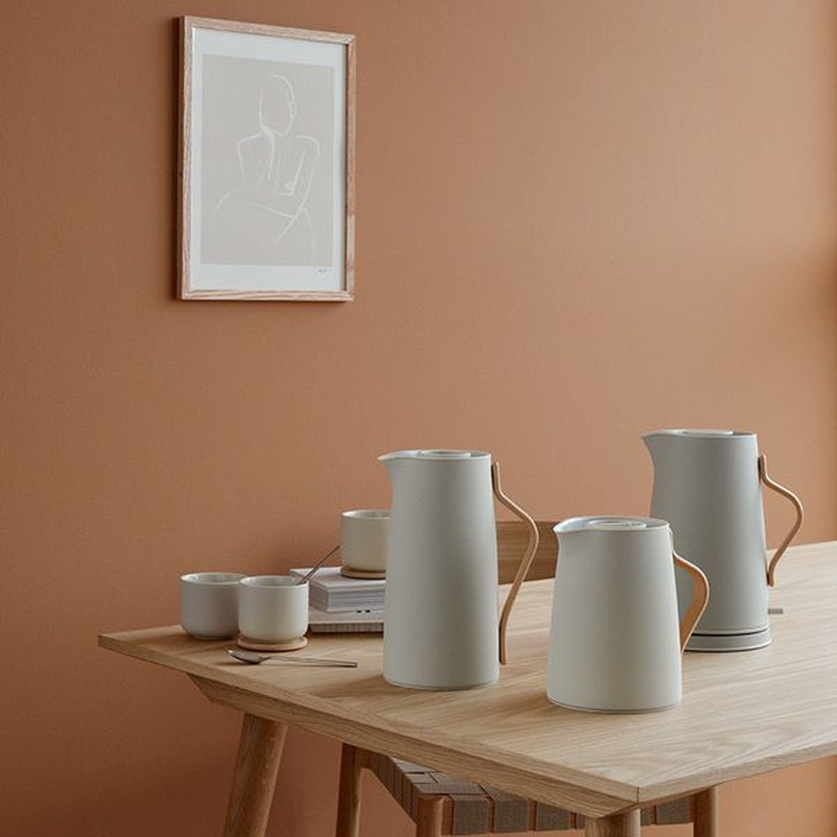 Stelton Thermoskan Emma Sand 1 Liter | bol
