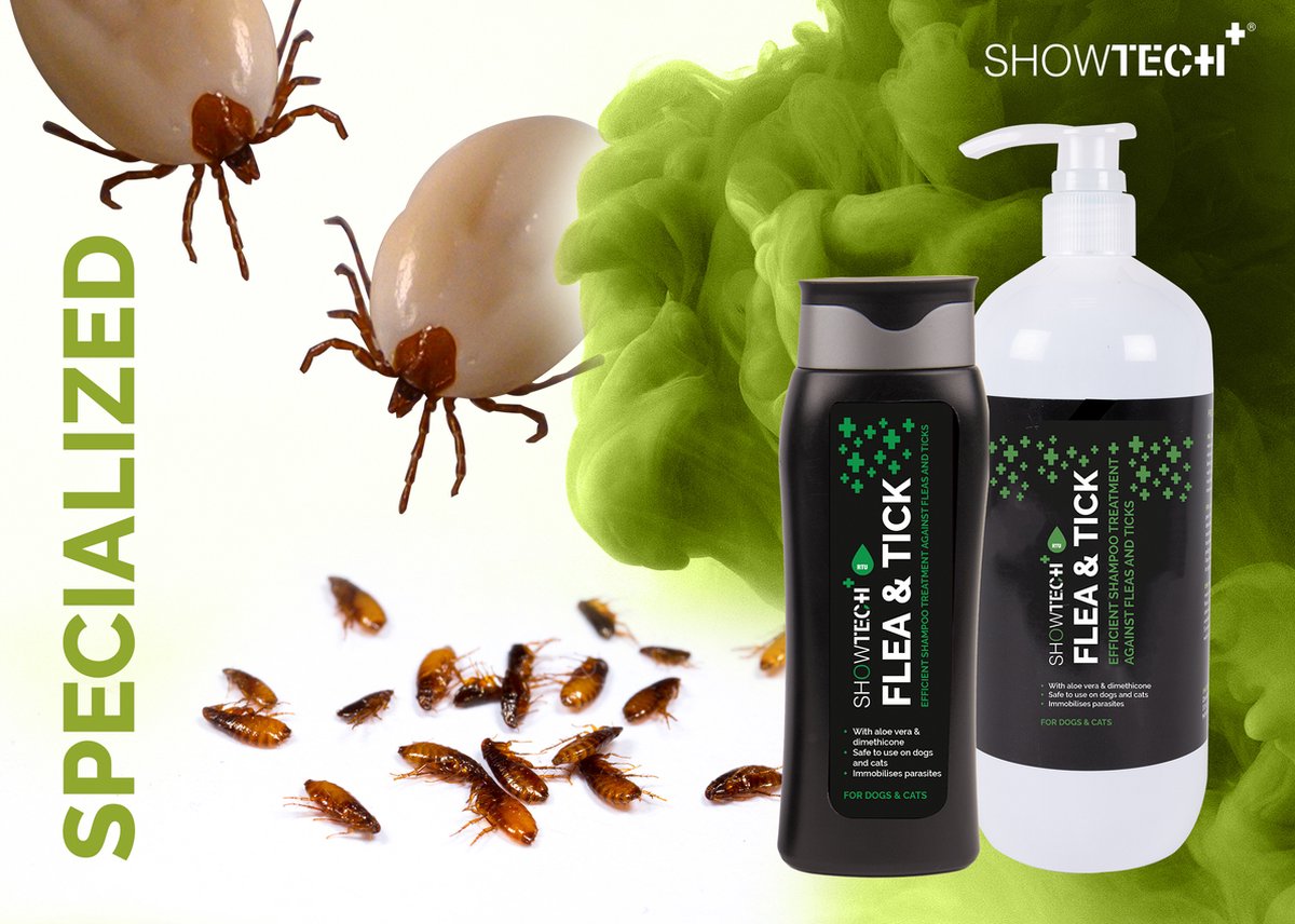 Show Tech - Flea & Tick Shampoo - 300 ml - Vlooien shampoo Hond - Anti ...