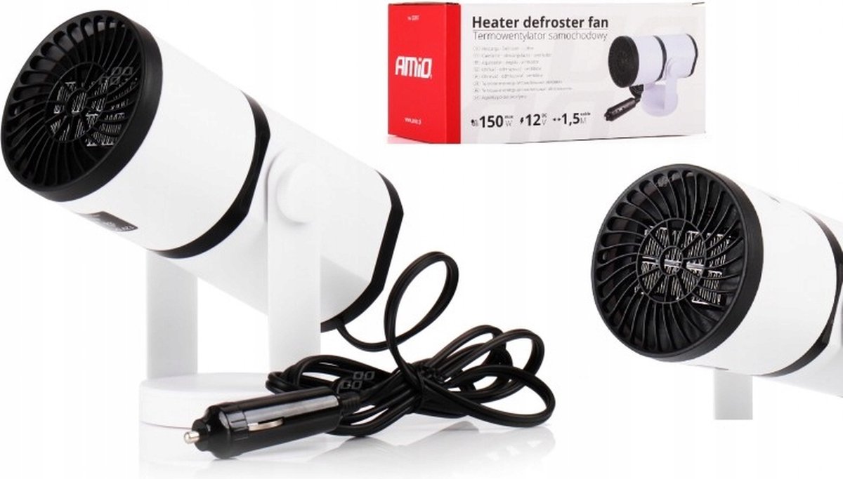 Autoverwarming - Wit - Car Heater - 12V - Auto Ontdooien ...