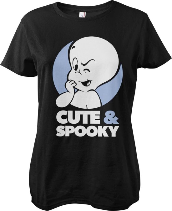 Casper The Friendly Ghost Dames Tshirt -L- Cute & Spooky Zwart | bol