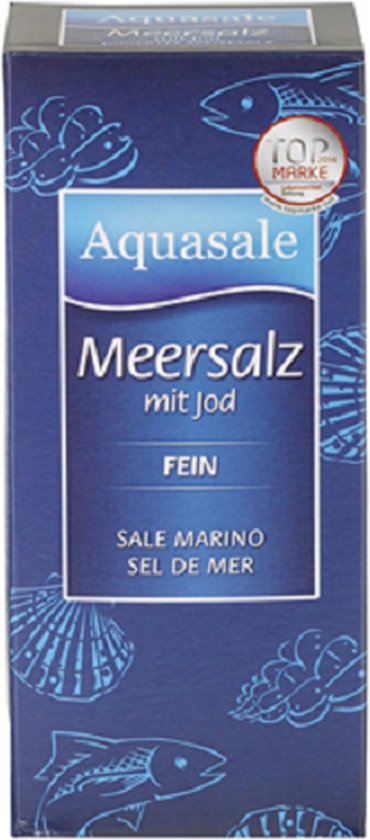 Aquasale zeezout met jodium 500 g verpakking | bol