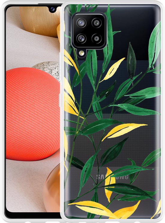 Hoesje Geschikt voor Samsung Galaxy A42 Watercolor Flowers | bol