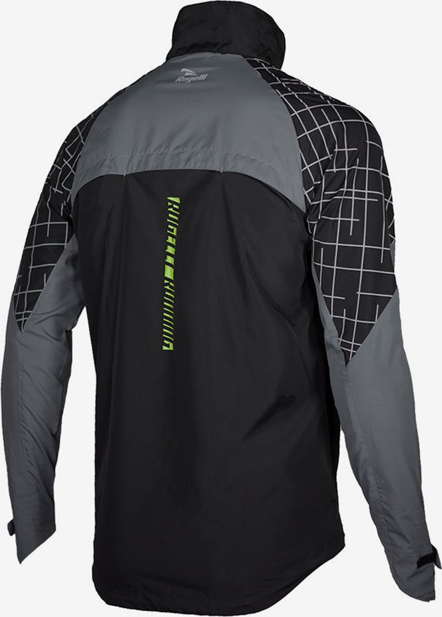Rogelli - Running jacket - Heren - Hardloopjack- Zwart - Maat XXL | bol
