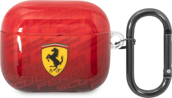 Ferrari Gradient Allover Case - Apple Airpods 3 - Rood | bol