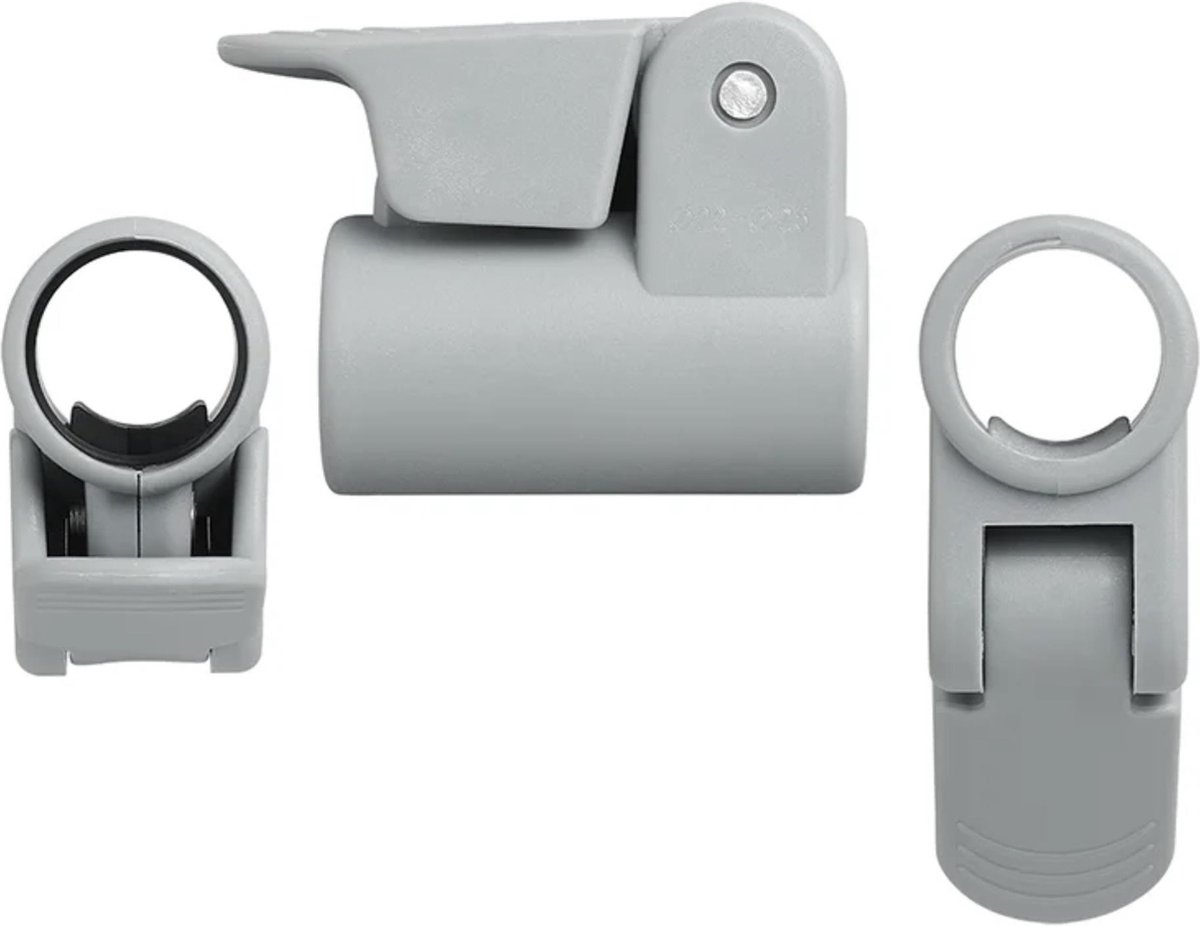 Pro Plus Buisklem voor Tentstok - 25-28 mm - Snelsluiting - 4 delig | bol