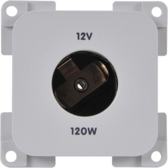 Presto Contactdoos 12V 2-Polig Inbouw S-10.000 Wit | bol