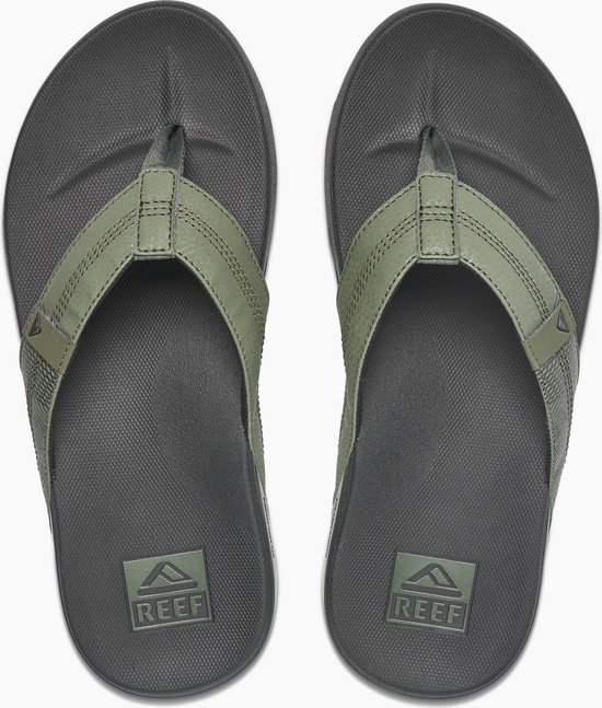 Reef Cushion Phantom Heren Slippers - Groen - Maat 44 | bol