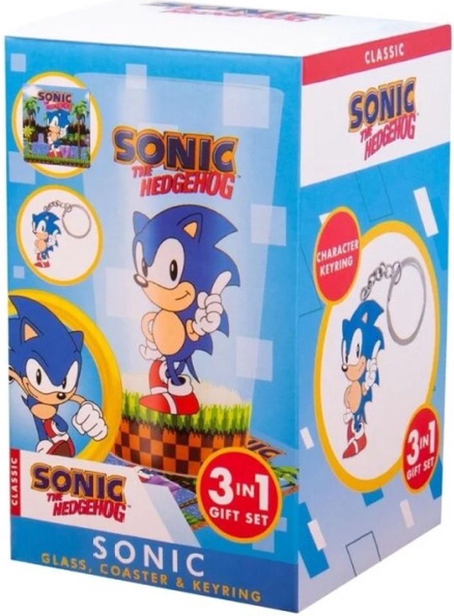 Sonic The Hedgehog 3in1 Gift Set | bol.com
