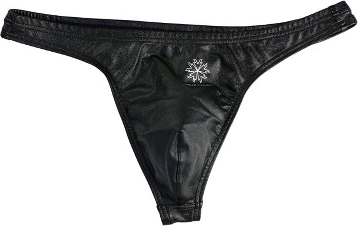 Sexy Faux Leren Herenslip - Herenmode String - Man Thong Ondergoed ...