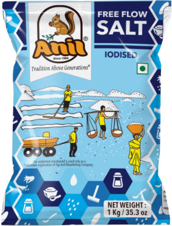 Anil - Zout - Keukenzout - 3x 1 kg | bol.com