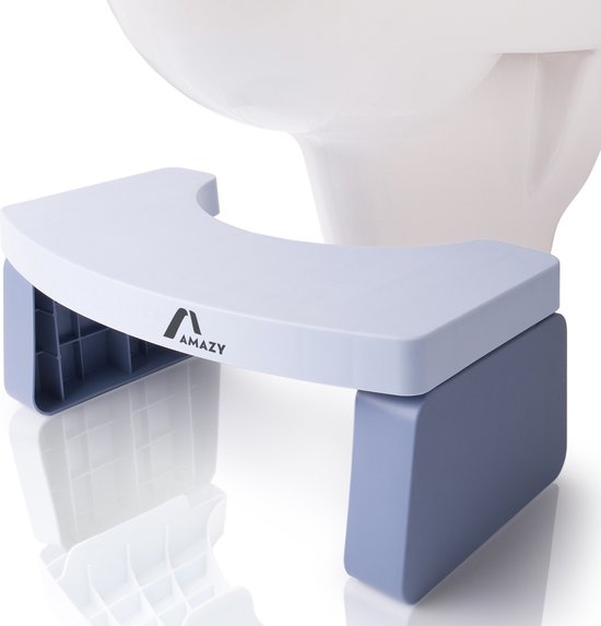 Amazy toiletkruk (blauw) | toiletstoel voor volwassenen om de stoelgang ...