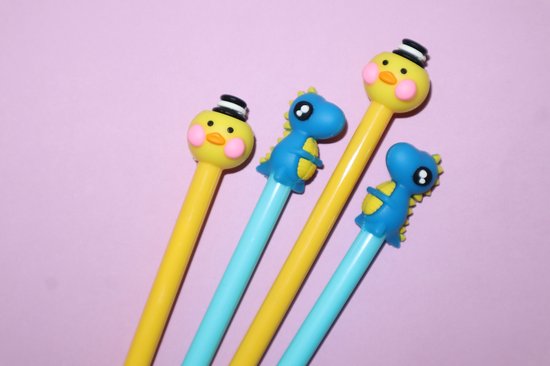 PENNIE - Pen - Dino - Eend - 4 stuks | bol.com
