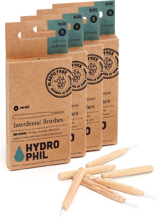 Hydrophil Tandenragers Bamboe 0,60 mm 6 stuks | bol