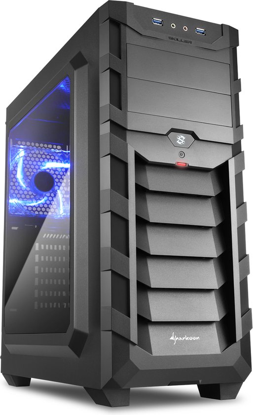 AMD Ryzen 5 5600G Game Computer / Gaming PC BLAUW - 16GB RAM - 500GB ...