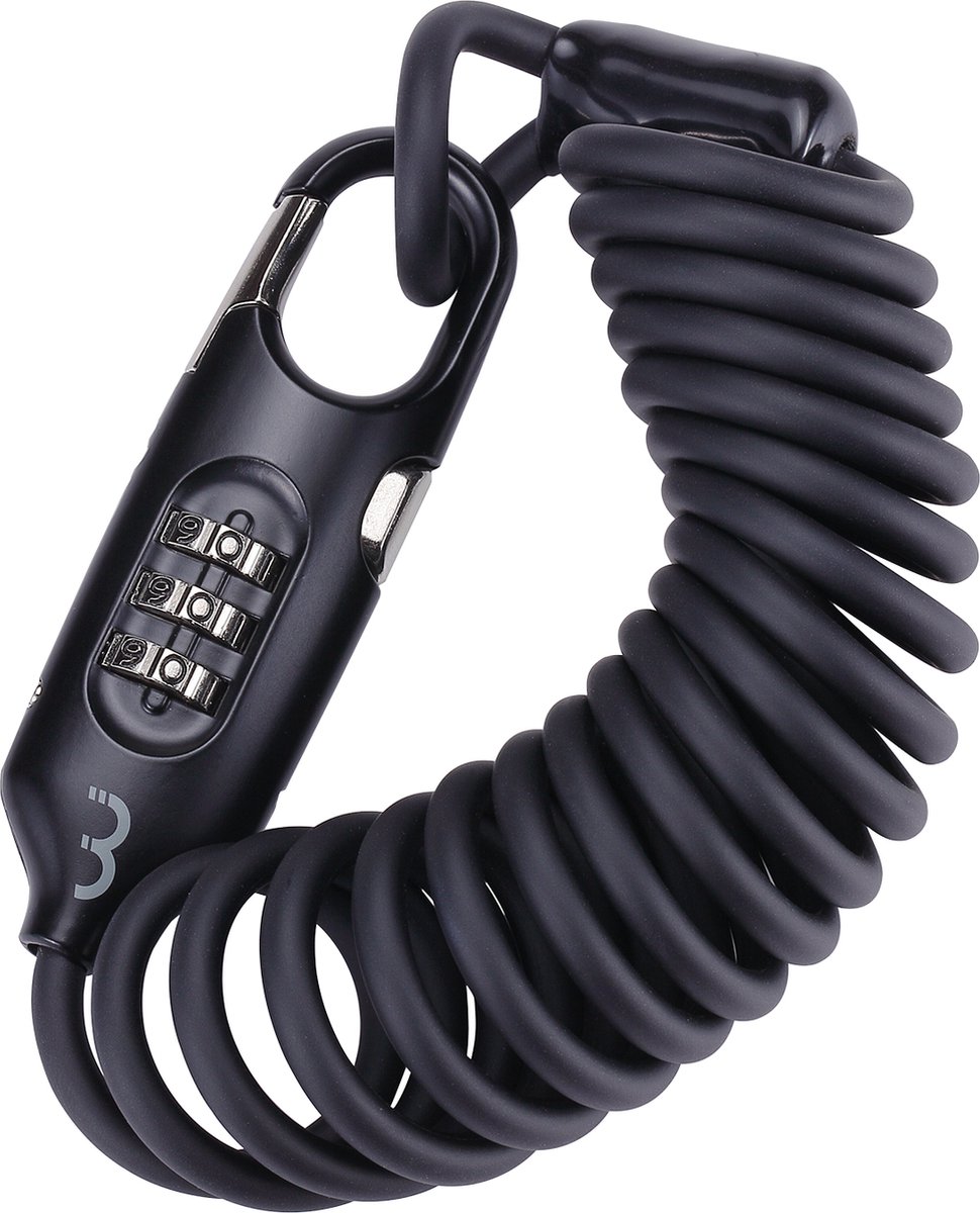 BBB Cycling CoilSafe Fietsslot - Kabelslot Fiets Cijferslot - Zwart - 4 ...