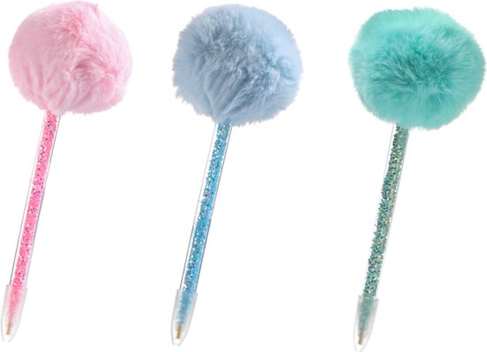 3 STUKS - Diamond Painting Pennen - met Plush - Creatief Cadeau | bol