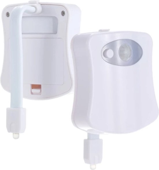 Ledlamp wc lamp toilet lamp 8 kleuren bewegingssensor lamp | bol