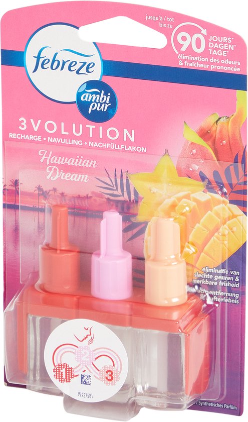 Ambi Pur Febreze 3Volution navulling Hawaiian Dream - 1 stuks 3 ...