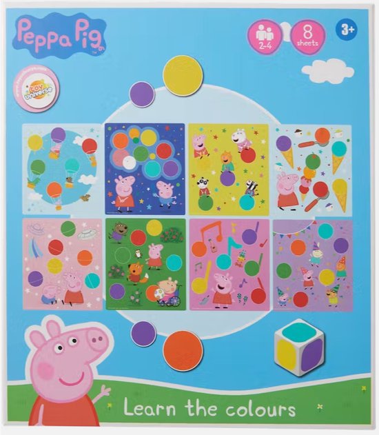 Peppa Pig Leer De Kleuren - Multicolor - 8 stukjes - vanaf 3 jaar ...