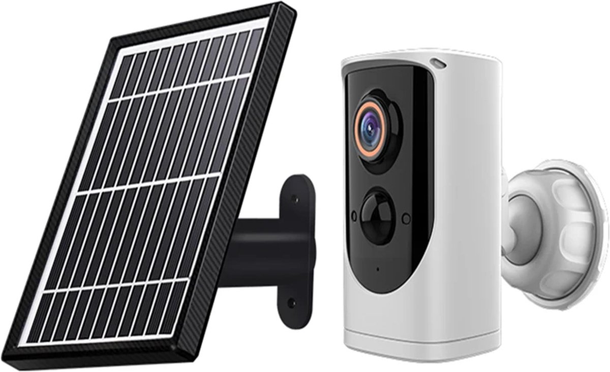 EKEN Paso Draadloze Beveiligingscamera met Zonnepaneel | 1080p Video ...