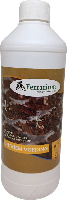 Ferrarium Ontkiem Voeding 0,5 L - Gemaakt door sociale werkplaats - 100 ...