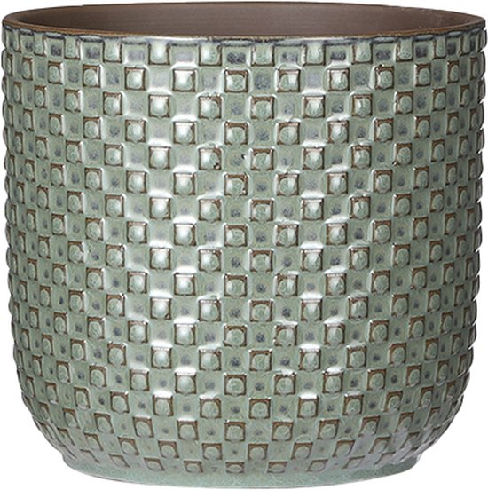 Bloempot Daan - d17 x h16cm - Groen | bol