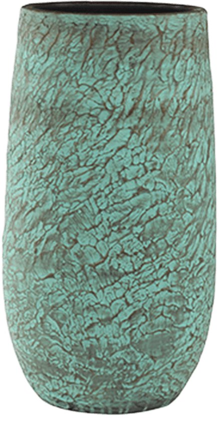 Hoge pot evi antiq bronze bloempot binnen 27 cm | bol.com