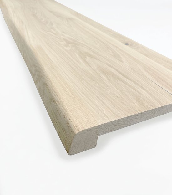 Overzet vensterbank eiken boomkant 125 x 40 cm - Vensterbank hout ...