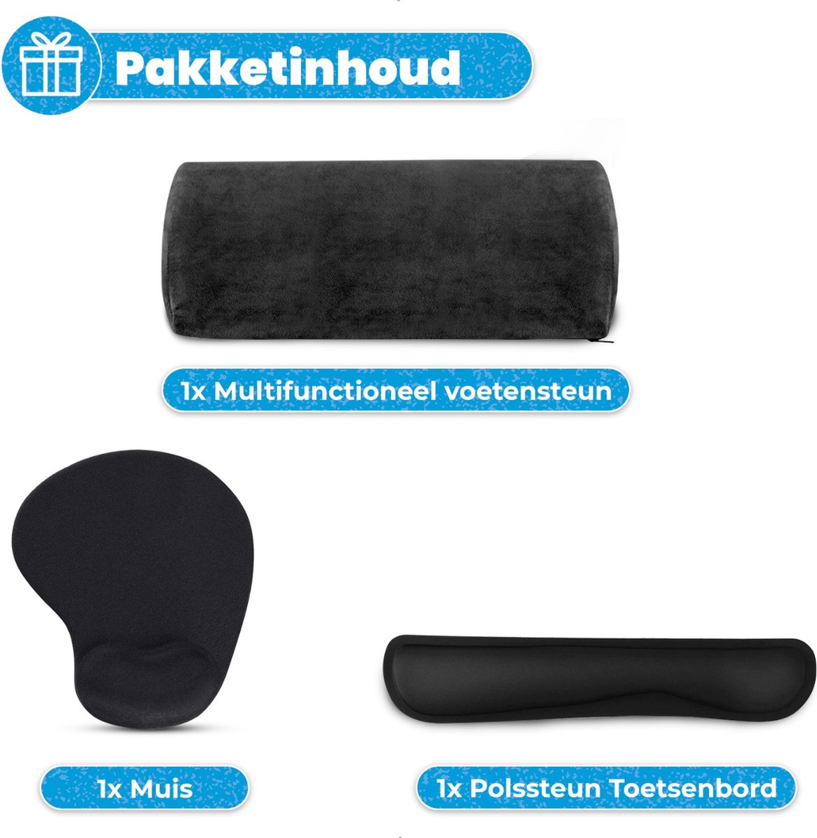 HappyBuy's Voetensteun bureau - Voetenbankje of poef - Thuis of Kantoor ...