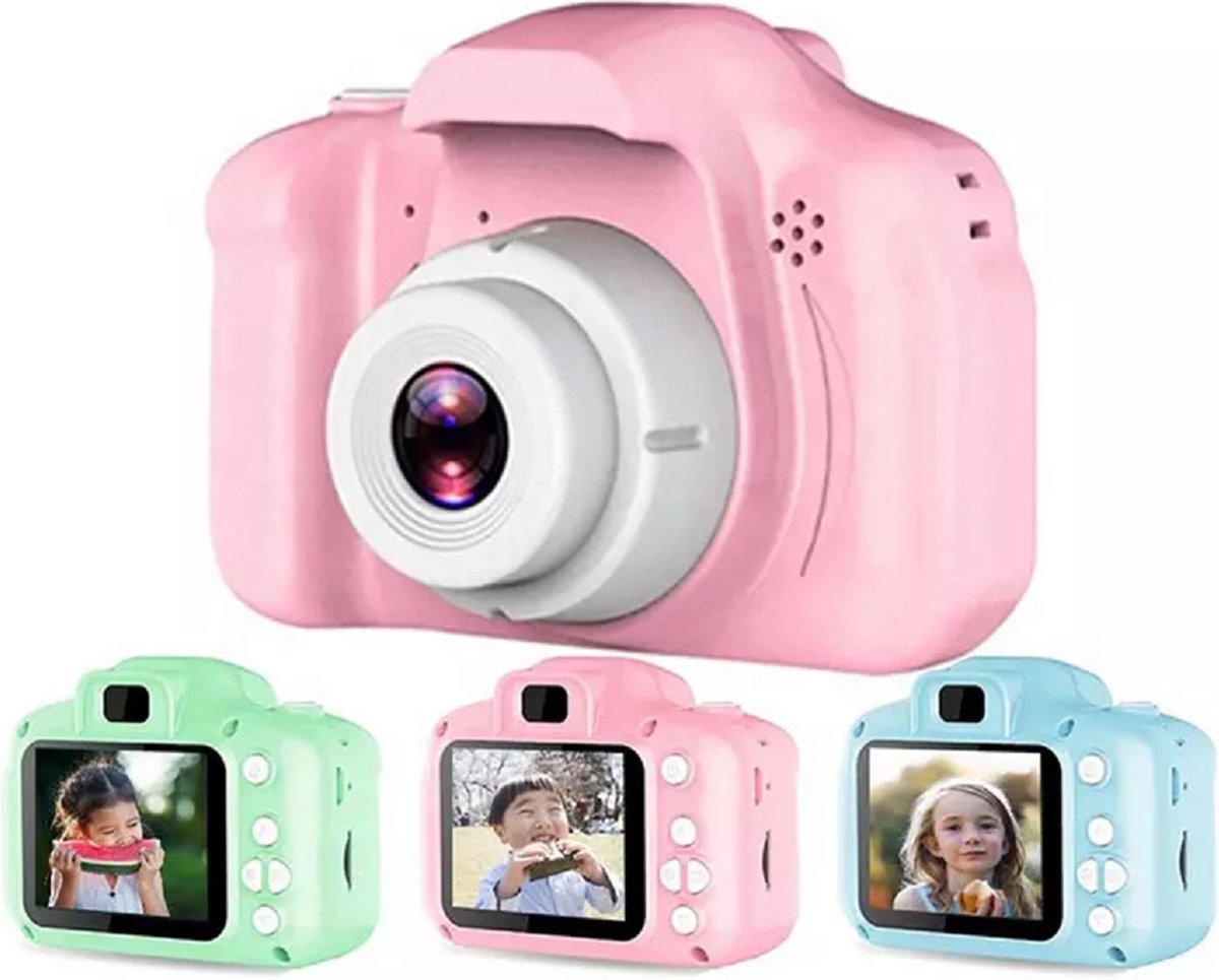 NF-commerce Kindercamera 2 in 1 - Voor & Achter Camera - Spelletjes ...