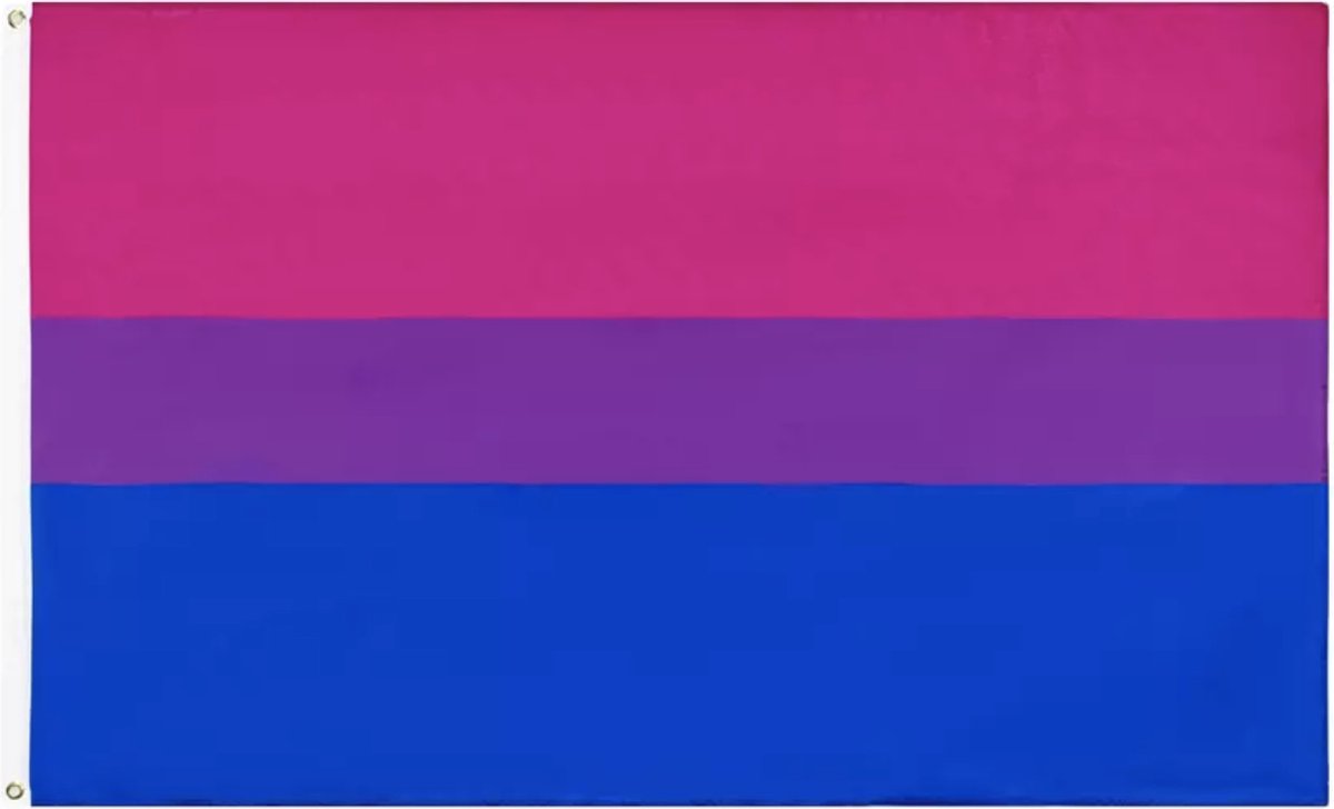 LGBTQ vlag - Pride vlag - Pride flag - Regenboog vlag - Bi-Seksueel | bol.com