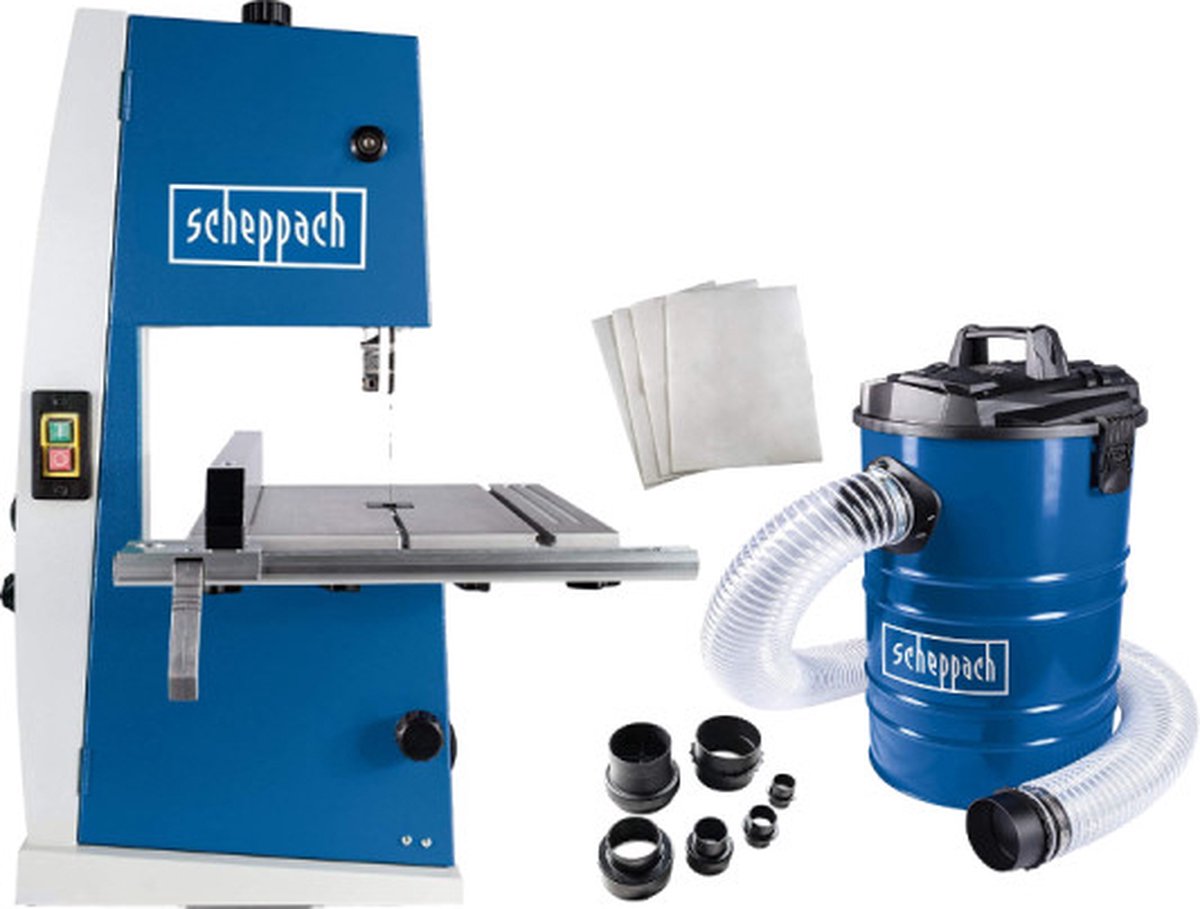 Set SCHEPPACH lintzaag - 200 mm - 300 W - BASA1 - werkplaatsstofzuiger ...