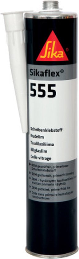 Beglazingslijm SIKA Sikaflex 555 - Zwart - 300ml | bol