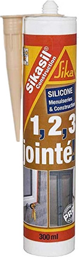 Siliconen stopverf SIKA Sikasil bouw - Beige - 300ml | bol.com