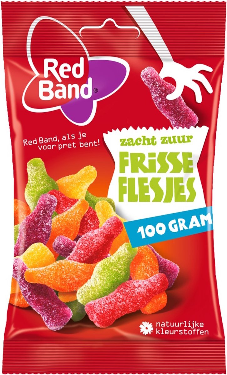 Red Band Frisse Flesjes 24 x 100GR - Voordeelverpakking | bol.com