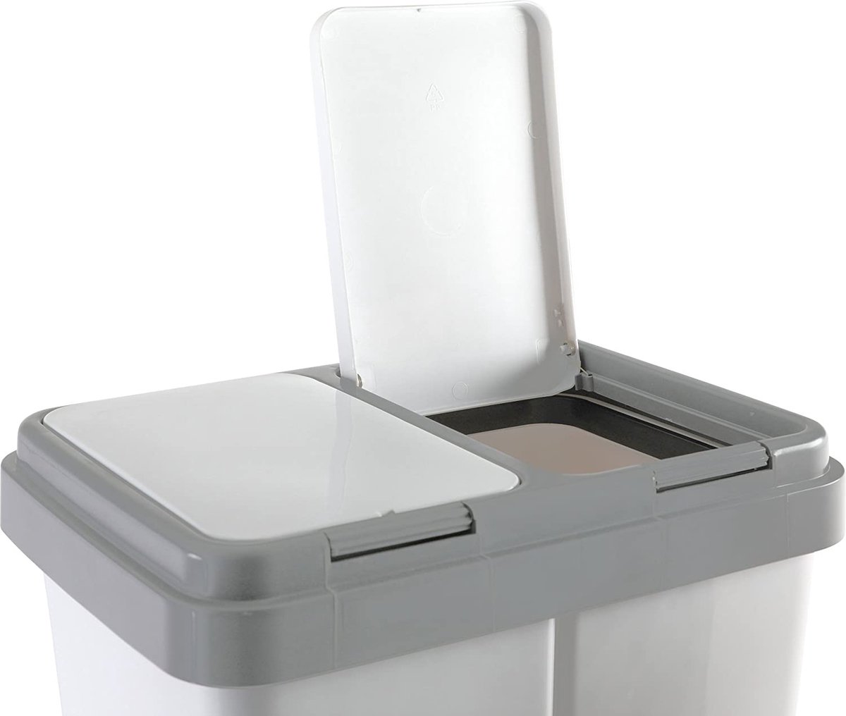 Duo waste bin with two plastic bins, waste separation system 2x approx ...