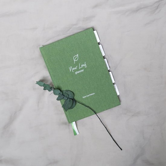 New Leaf planner - Planner - Weekplanner met Stickers - Invulboek voor doelen -... | bol.com
