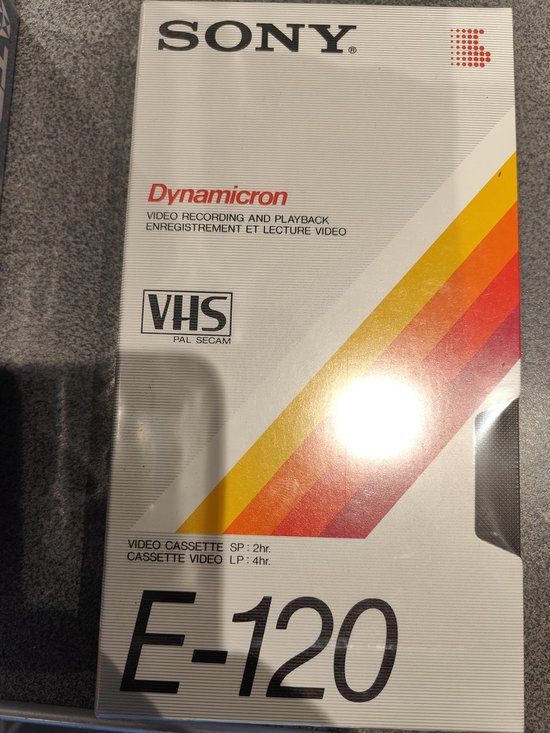 Sony E-120 Dynamicron VHS Videocassette | bol